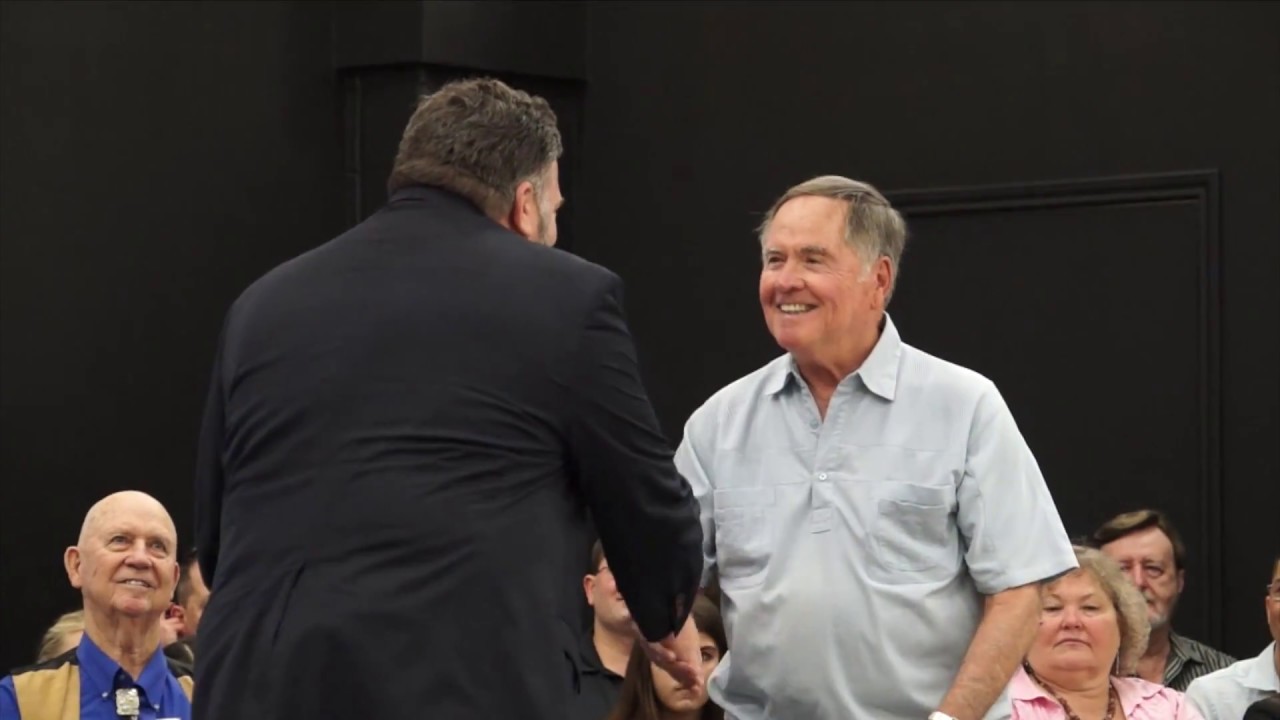 Capt. Robert L. Crippen visits Crippen Elementary - YouTube