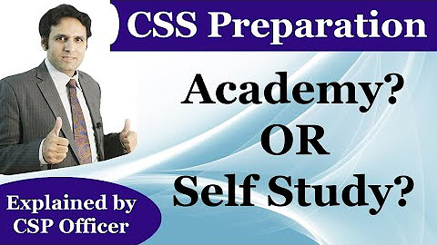 CSS Preparation | CSS Lectures | CSS Subject Selection - YouTube