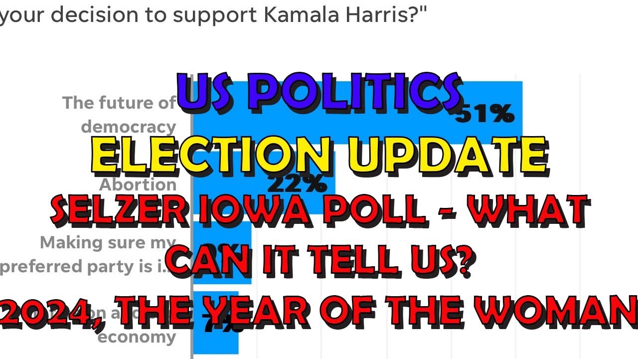 US Election Extra: Selzer Iowa Poll - What Can It Tell Us? 2024, the ...