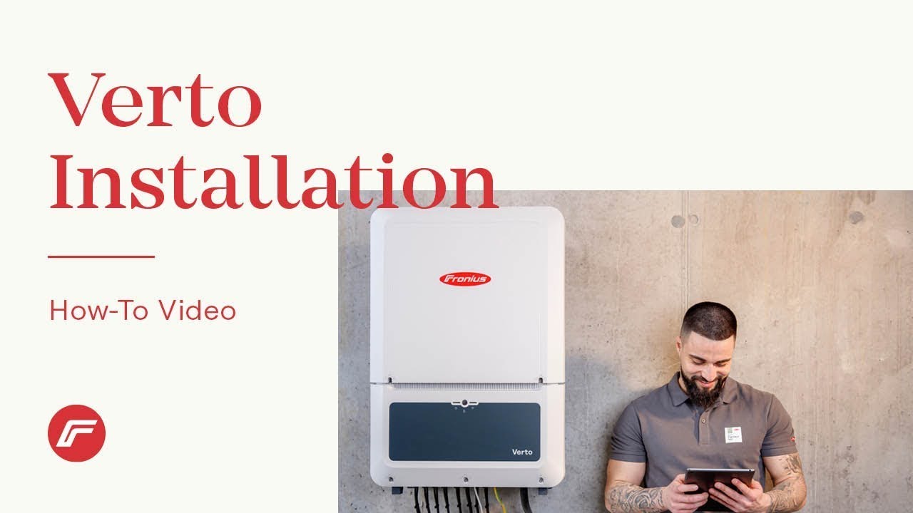 How-To Video: Installation Fronius Verto (EN) - YouTube