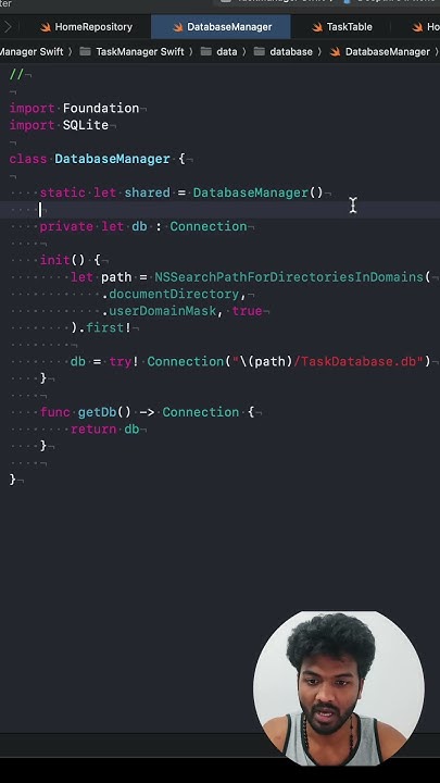 Sqlite Db Creation In Swiftui Xcode Ios Mobile Swift Swifties Youtube