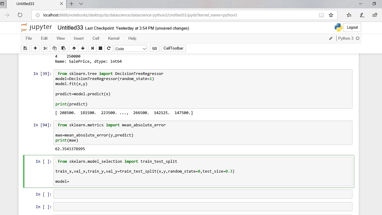 Model Validation in Machine Learning||How to split the data?||Caculate ...