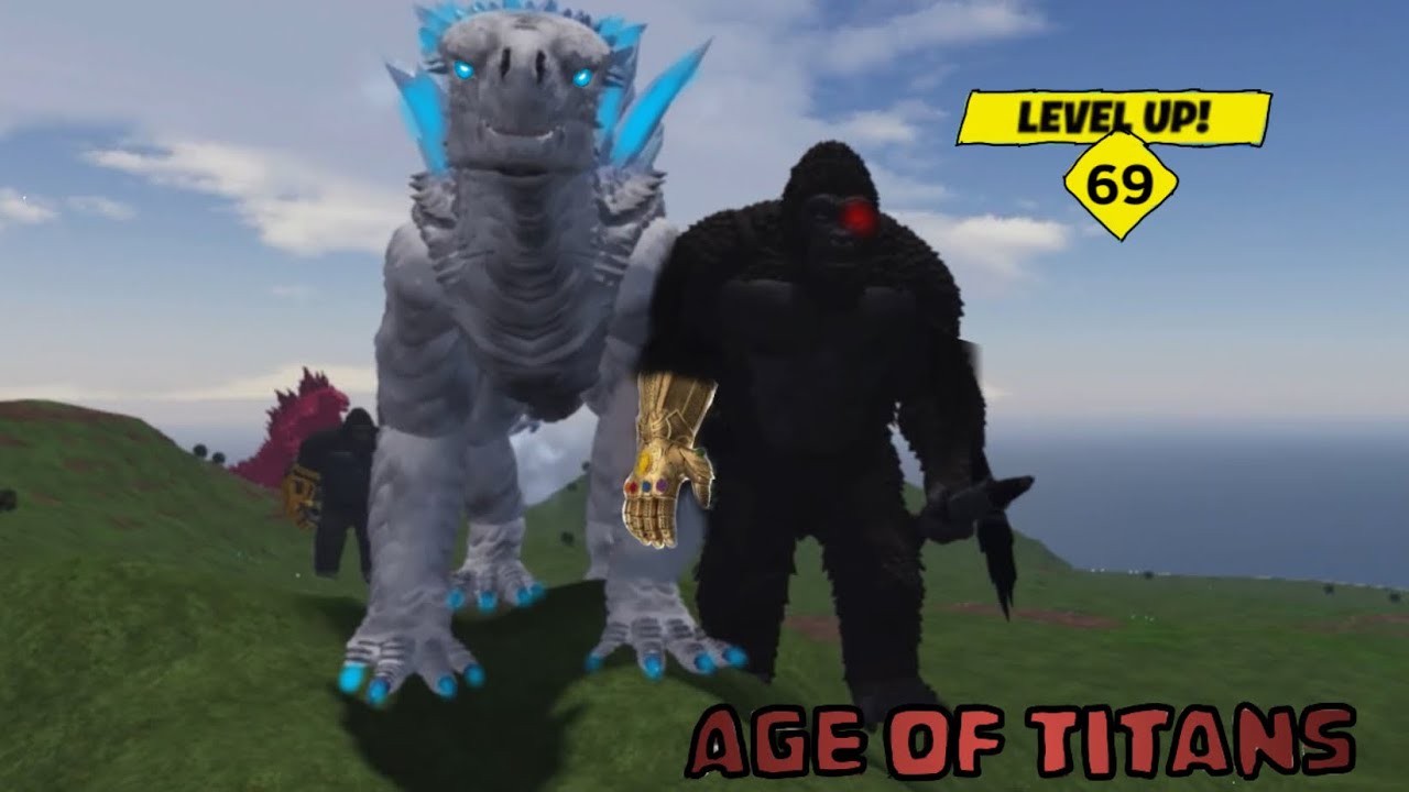 Age of titans new update King Kong + shimo and showcase #roblox # ...