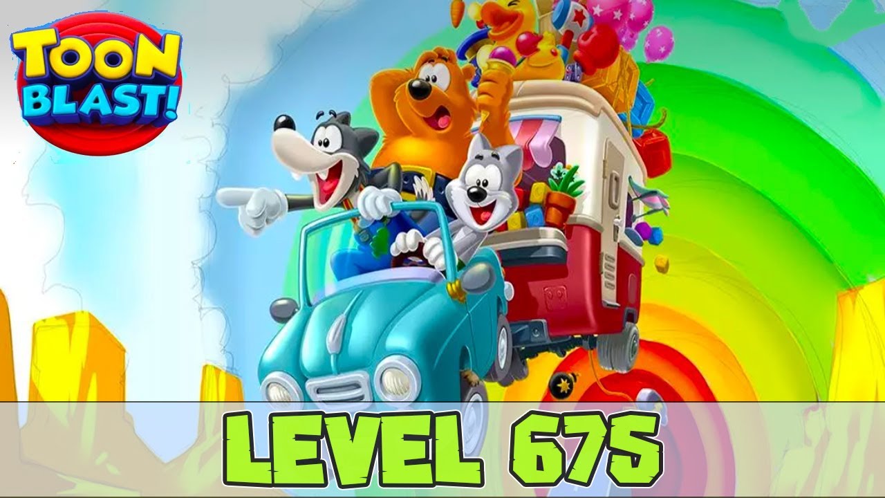 TOON BLAST Level 675 - YouTube