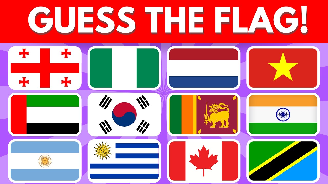 Guess the Country by flag challenge! #4 🚩🤔 | Can you guess these flags ...