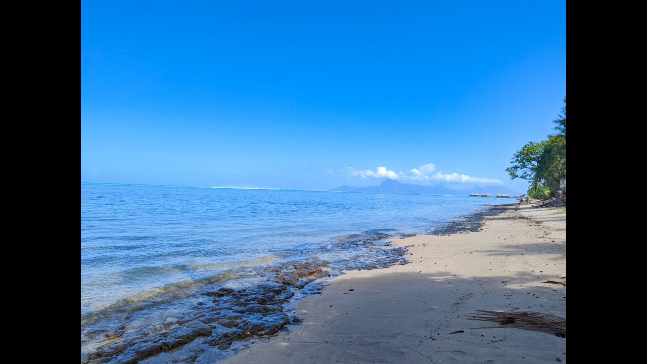 Toaroto Beach in Tahiti - beach with swimming and snorkeling - YouTube