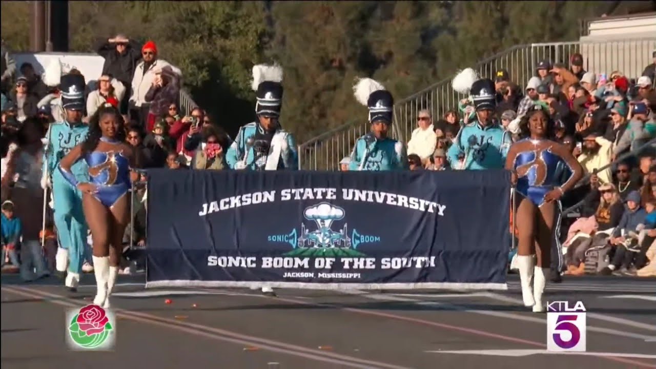 Jackson State University Marching Band - Rose Parade - 2025 🌹 - YouTube
