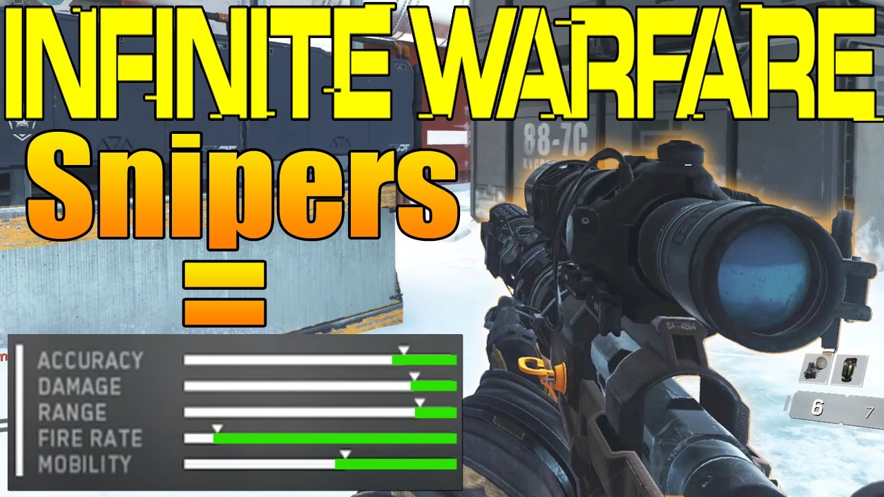 Snipers Are Overpowered? (Call of Duty Infinite Warfare Sniper Gameplay ...