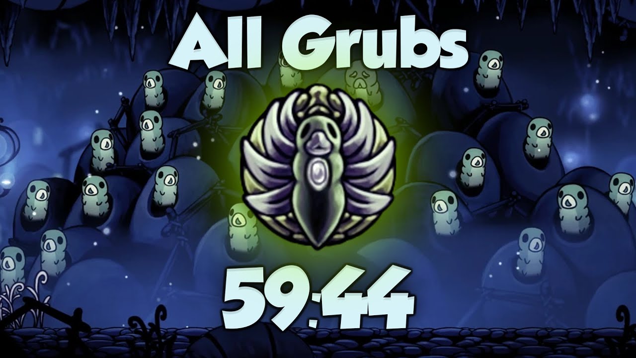 Hollow Knight Speedrun - Grubberfly's Elegy / All Grubs in under an ...