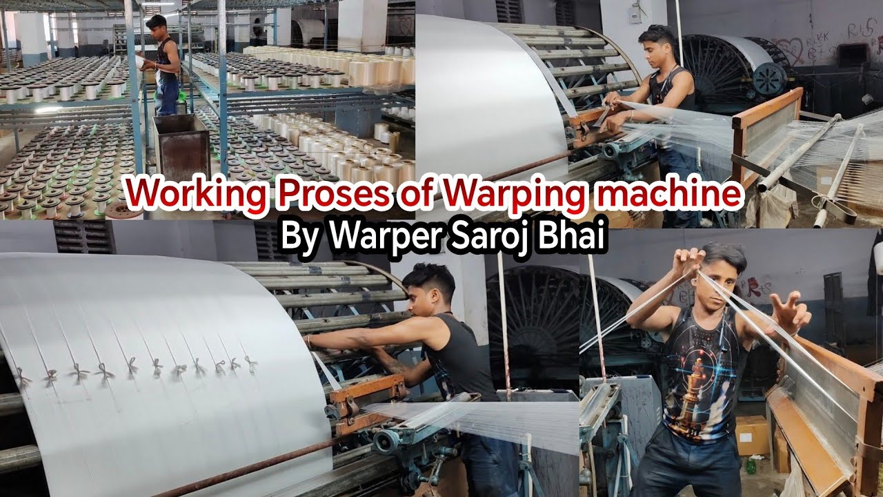 Technical Video on Warpingmachine || Textile Industry Machinery ...