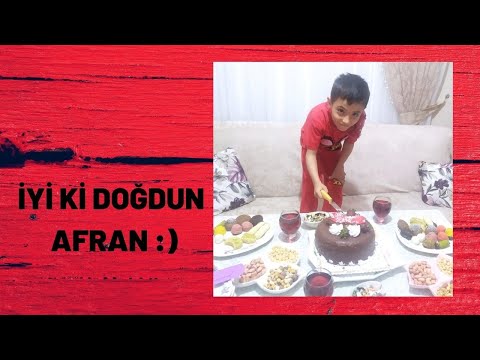 İYİ Kİ DOĞDUN AFRAN!!