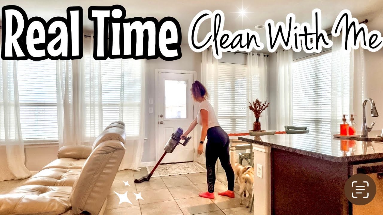 REAL TIME CLEAN WITH ME :: *1 HOUR* IN REAL TIME CLEANING :: DAILY ...