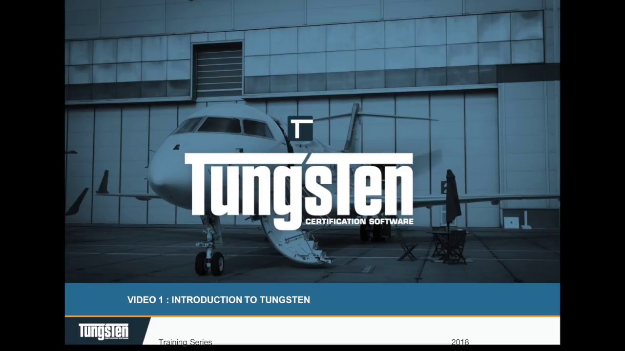 Introduction to Tungsten Certification Software - YouTube