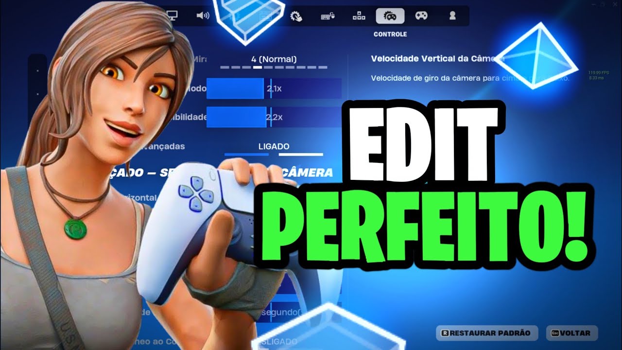 Como ter o Edit Perfeito no Fortnite Capítulo 5 temporada 1🎯 - YouTube