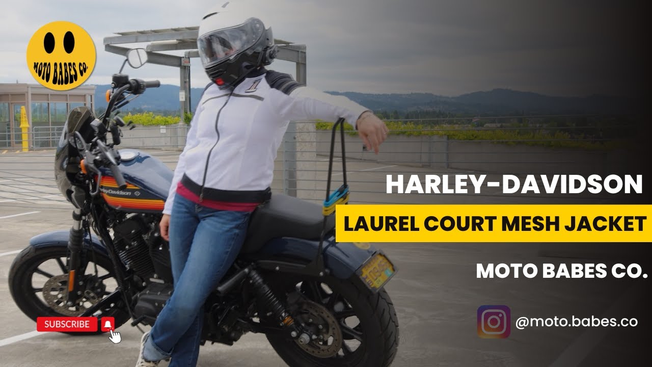 Moto Babes Co., review the Harley-Davidson Women's Laurel Court Mesh ...
