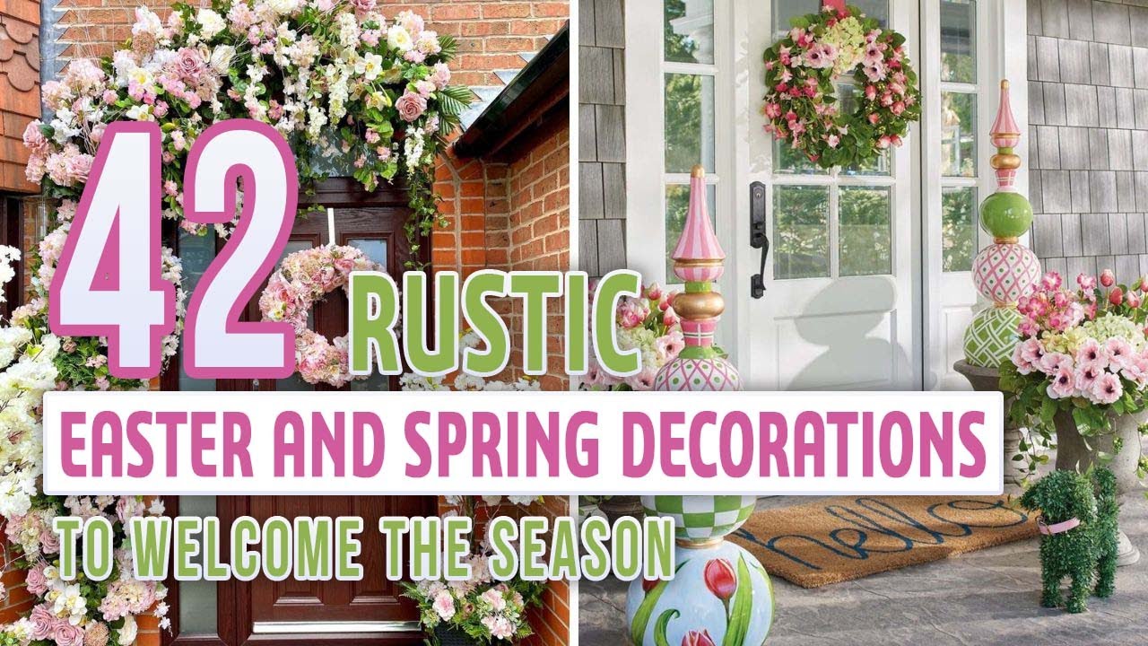 42 Rustic Easter and Spring Decorations to Welcome the Season - YouTube