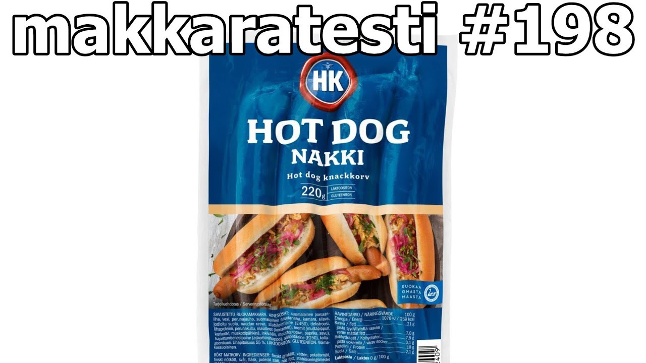 Makkaratesti #198 - HK Hot Dog nakki - YouTube