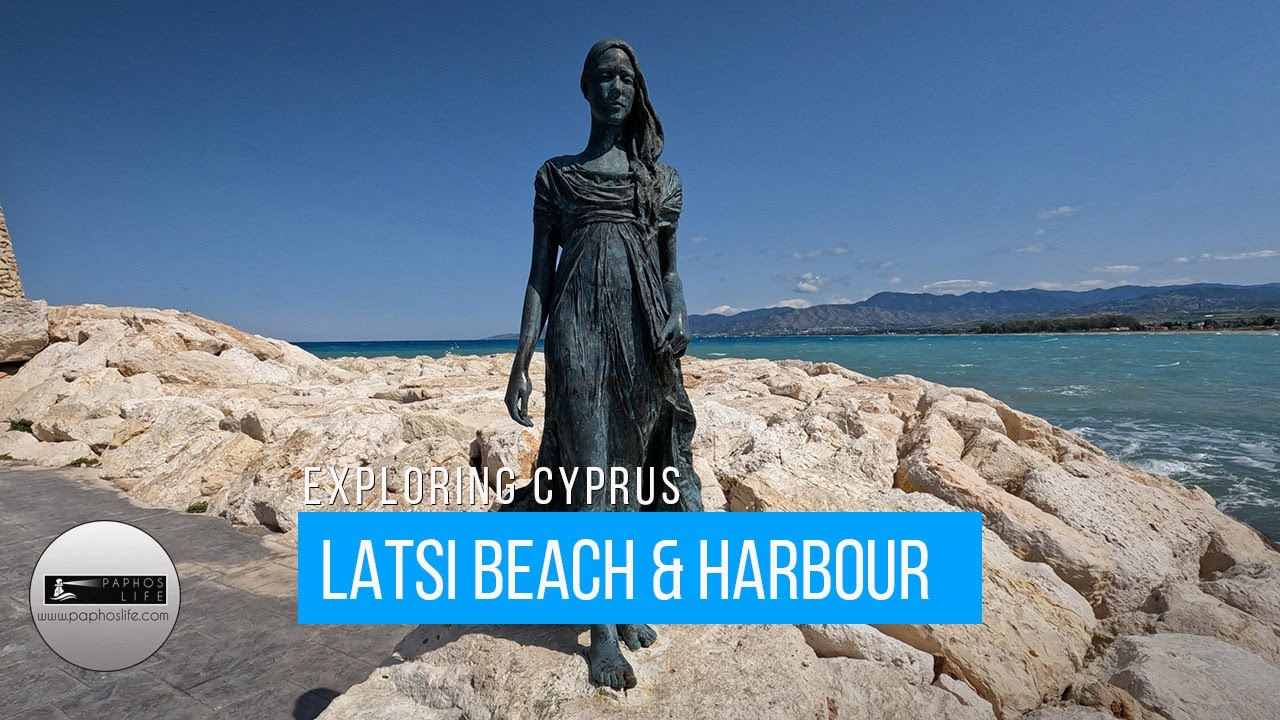 Latsi Beach and Harbour - YouTube