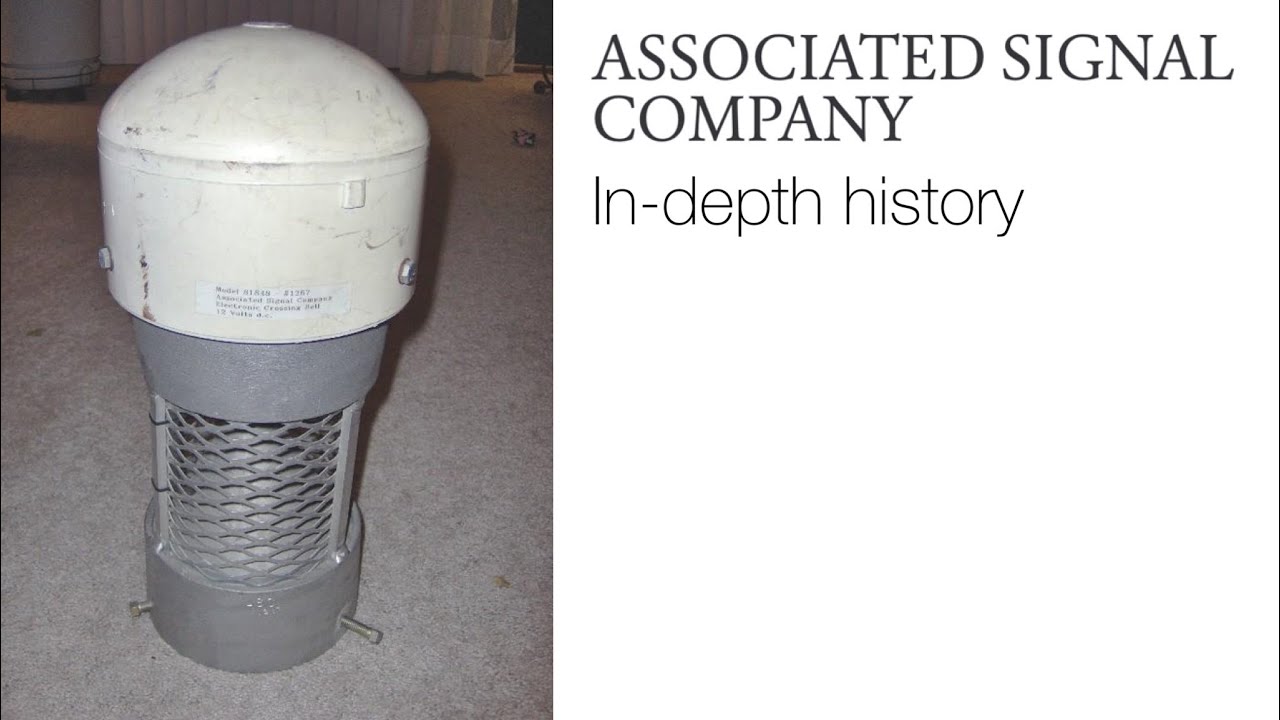 The history of Associated Signal Company: How they started and how they ...