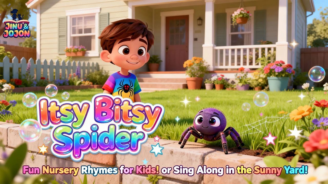 Itsy Bitsy Spider Nursery Rhymes Kids Song for Early Childhood Learning ...