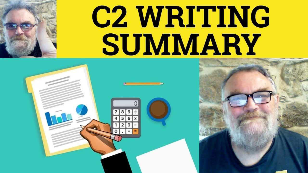 😎 Summary of a Text - C2 Writing - Correction of a Summary - YouTube