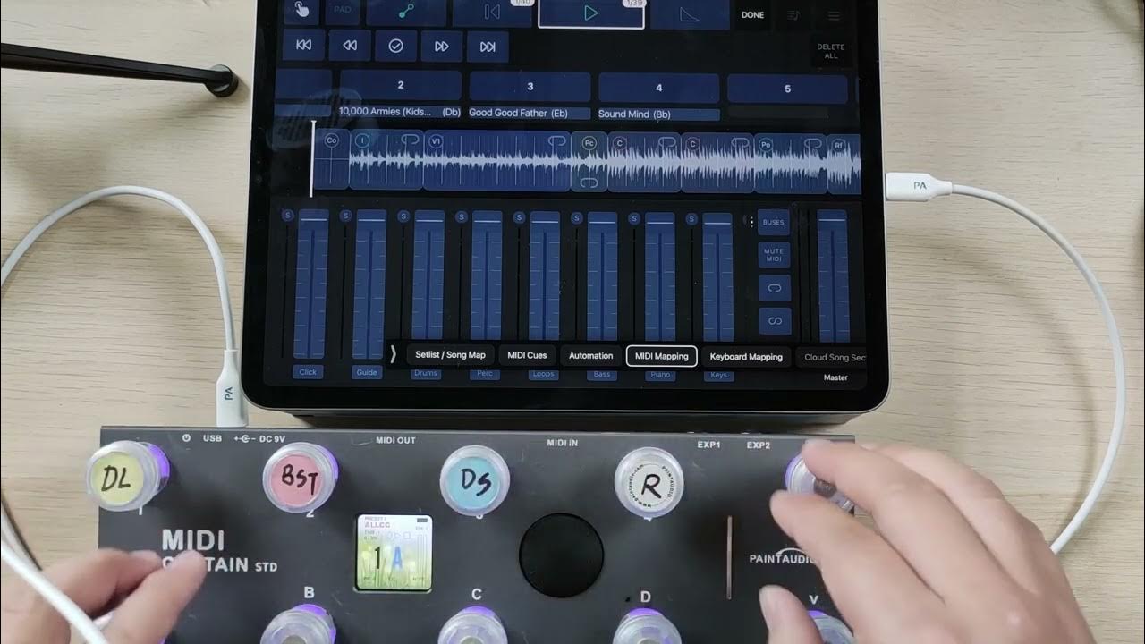 MultiTracks "Playback" App MIDI Control on iPad - YouTube