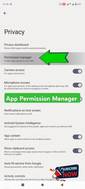 Permission Manager Allow and Deny App permissions #shorts #apps # ...