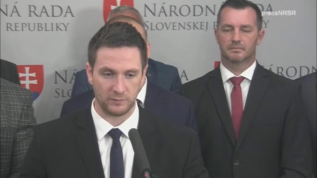 Tlačová beseda: Reakcia hnutia Republika na dôležité udalosti aktuálnej schôdze NR SR - YouTube