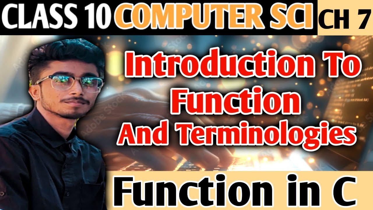 Function In C Class X Computer Science Seba |Introduction To Function in C Best Explanation in ...