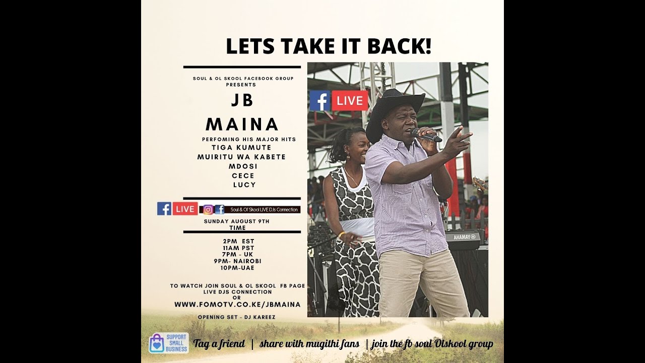 JB MAINA - LIVE SHOW - YouTube