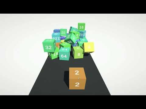 2048 3d game made with Unity - YouTube