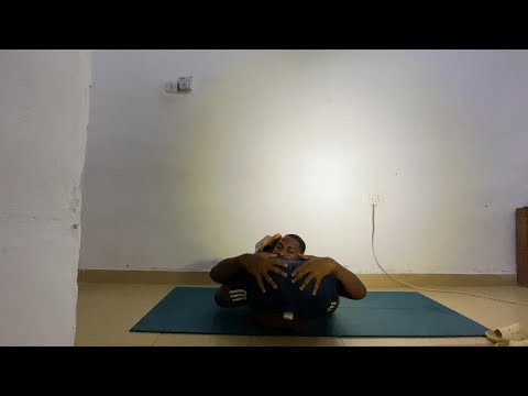 How to put your legs behind your neck whilst lying down in 3 min #flexible #legs #neck