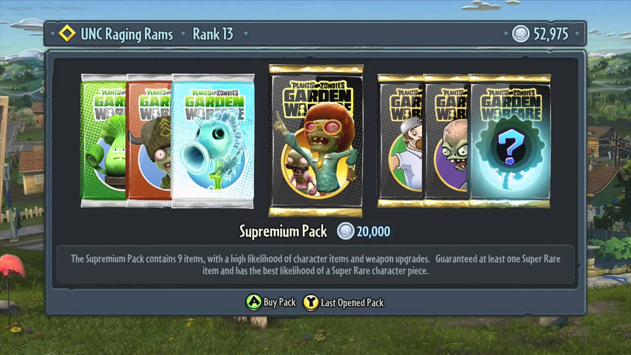 Plants Vs Zombies Garden Warfare Opening a Spectacular Character Pack ...