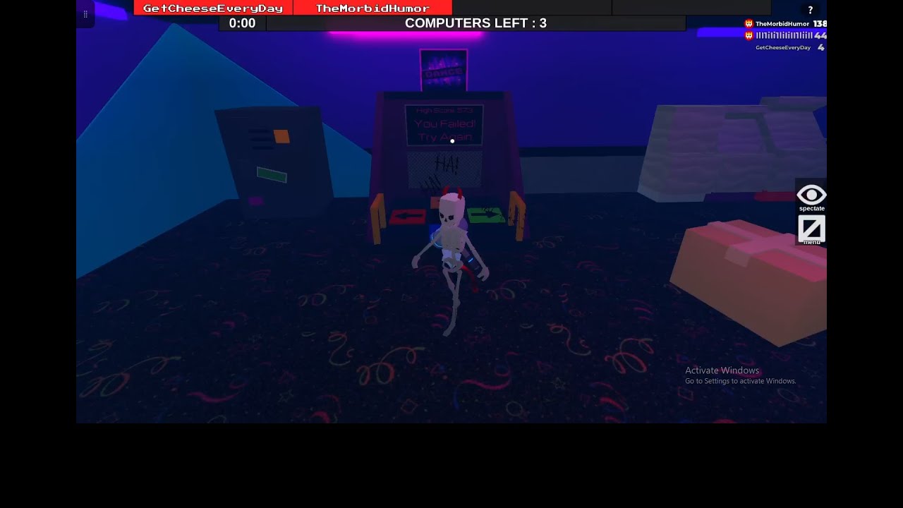 WORLD RECORD on arcade machine "Arcade" Map in Roblox Flee The Facility ...