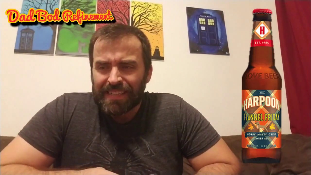 #43 Beer Review: Harpoon Brewery: Flannel Friday! Be A Hipster! - YouTube