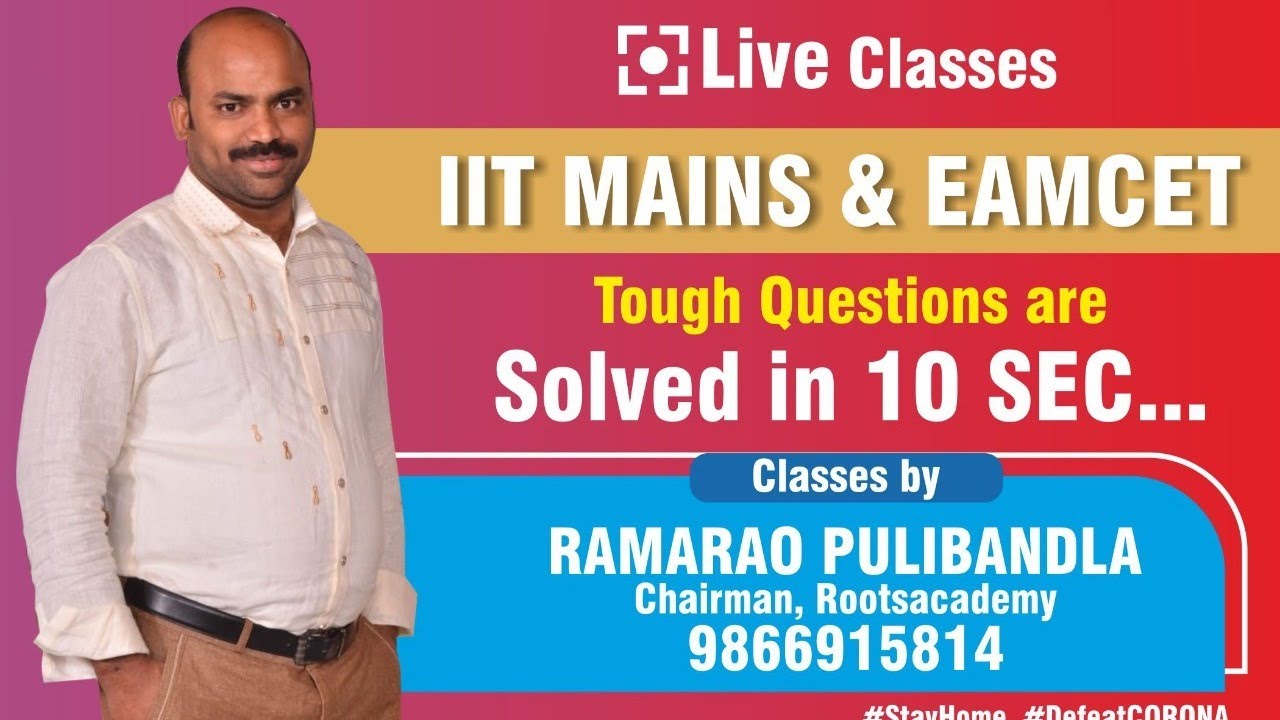 Day 12 Part 1 IIT BITSAT EAMCET Tough Questions Solved In 10Sec day-12-part-1-iit-bitsat-eamcet-tough-questions-solved-in-10sec