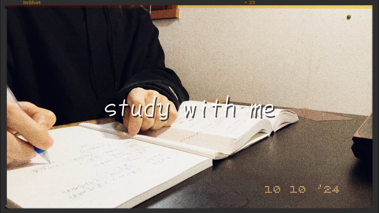 【study with me】no bgm ｜1時間一緒に勉強📚｜study motivation - YouTube