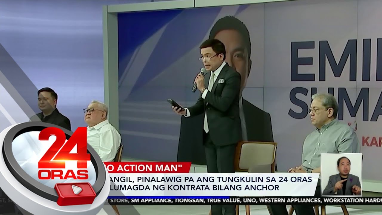 Emil Sumangil, pinalawig pa ang tungkulin sa 24 Oras... | 24 Oras - YouTube