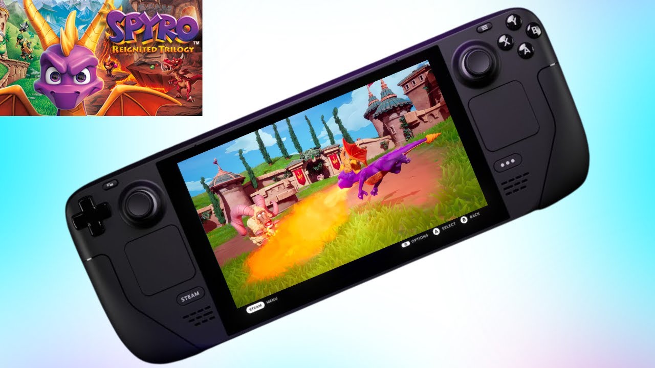 Spyro Reignited Trilogy - Steam Deck Gameplay - YouTube