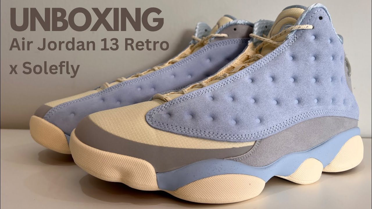 UNBOXING & REVIEW - Nike Air Jordan 13 x Solefly - YouTube