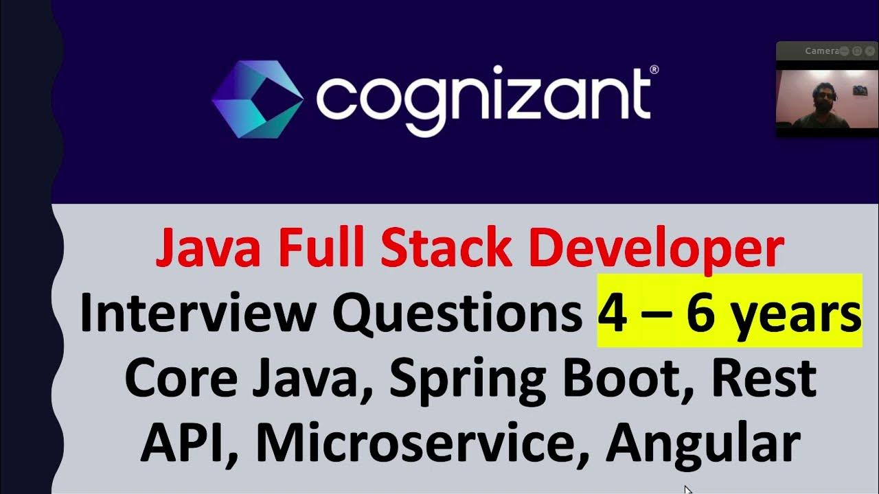 Cognizant for Java Full Stack Developer | Interview Questions | 4 - 6 year Experience ...