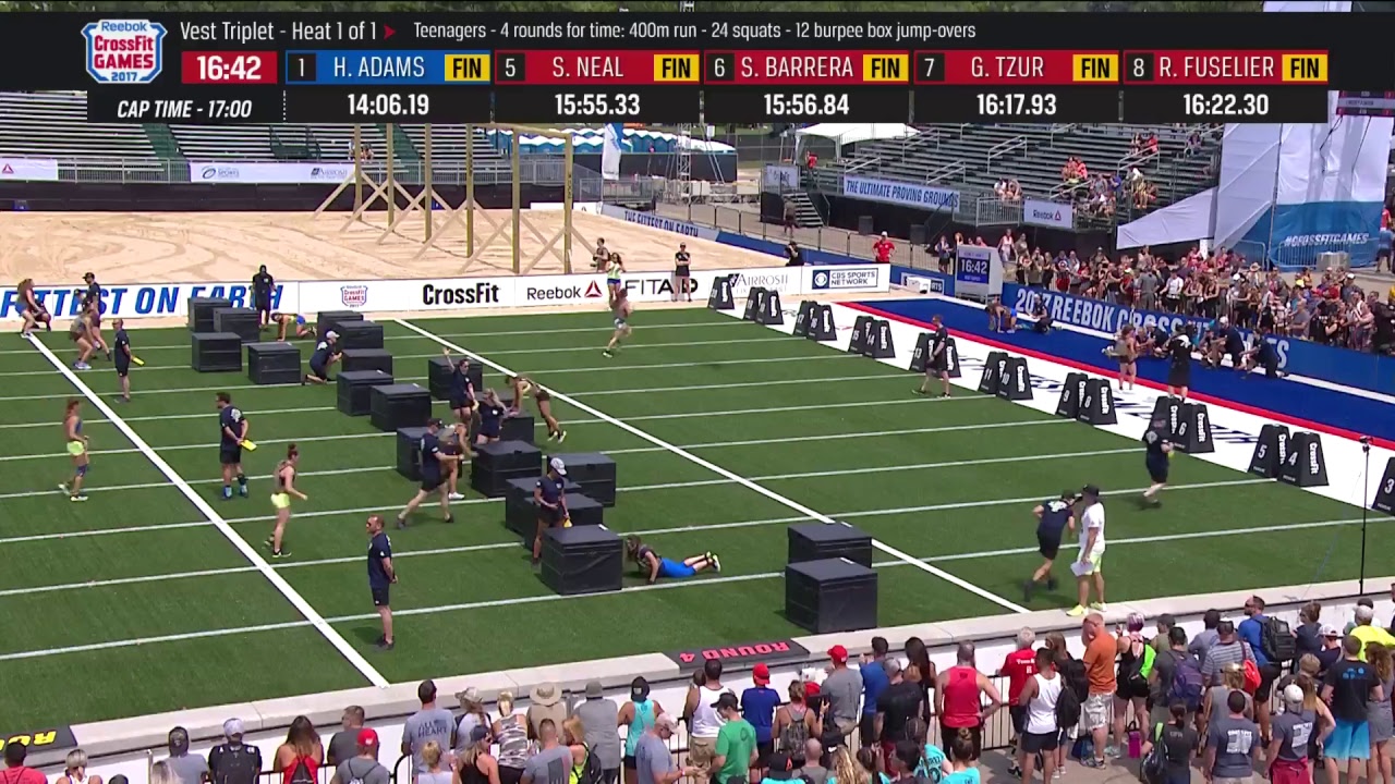 The CrossFit Games - Teenagers Vest Triplet - YouTube