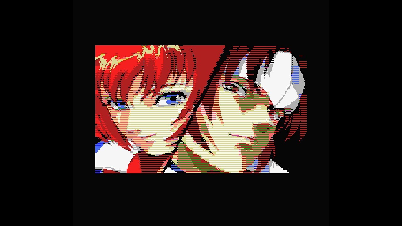 MSX SCREEN2でバーニングレンジャーのオープニングを再生してみた - YouTube