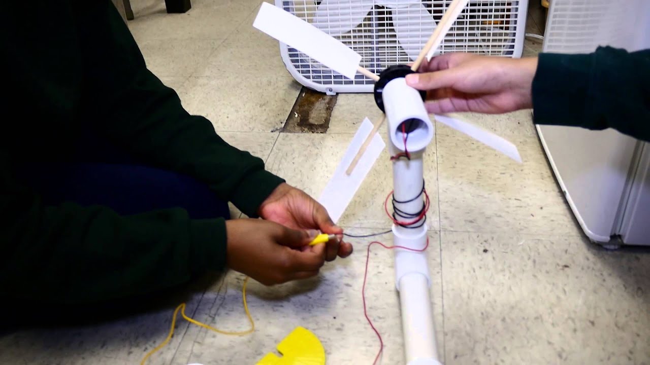 Totem Middle Schools Harnesses the Wind - YouTube