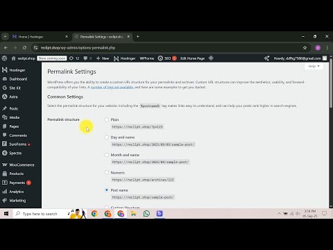 How to Set Up Permalink on Hostinger