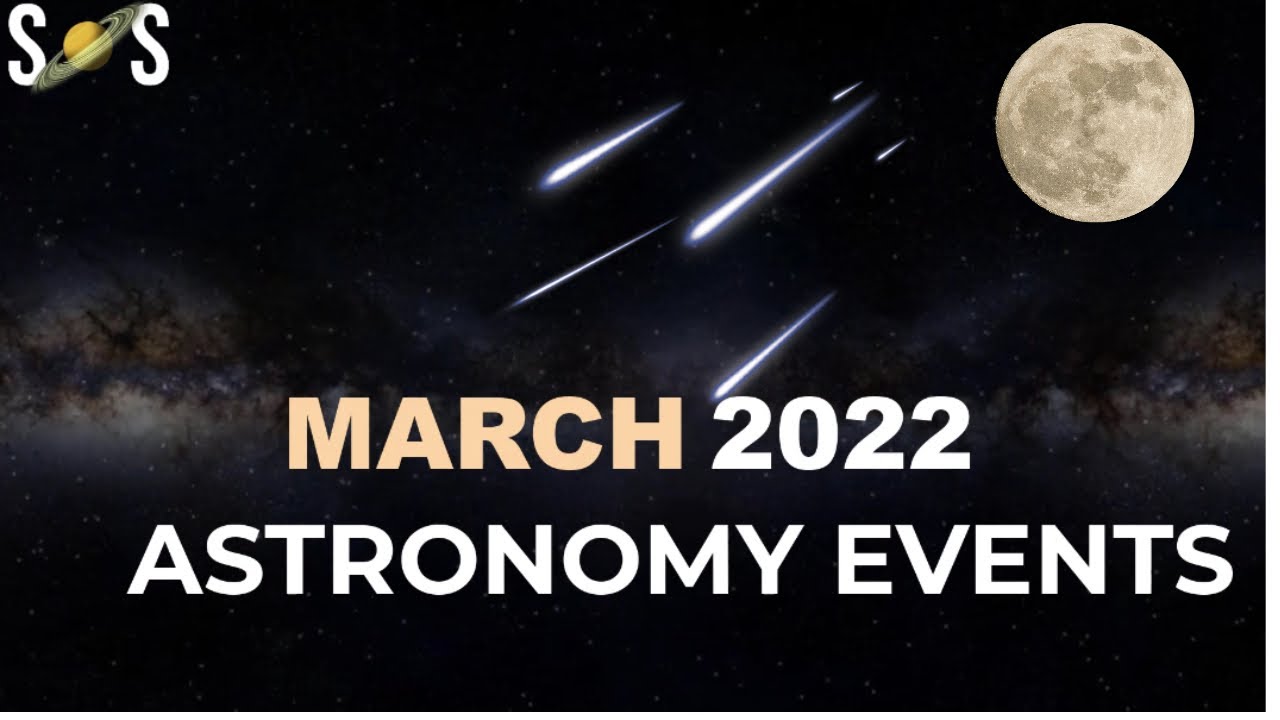 Astronomy Events March 2022 | y-Normid Meteor Shower 2022 | Triple ...