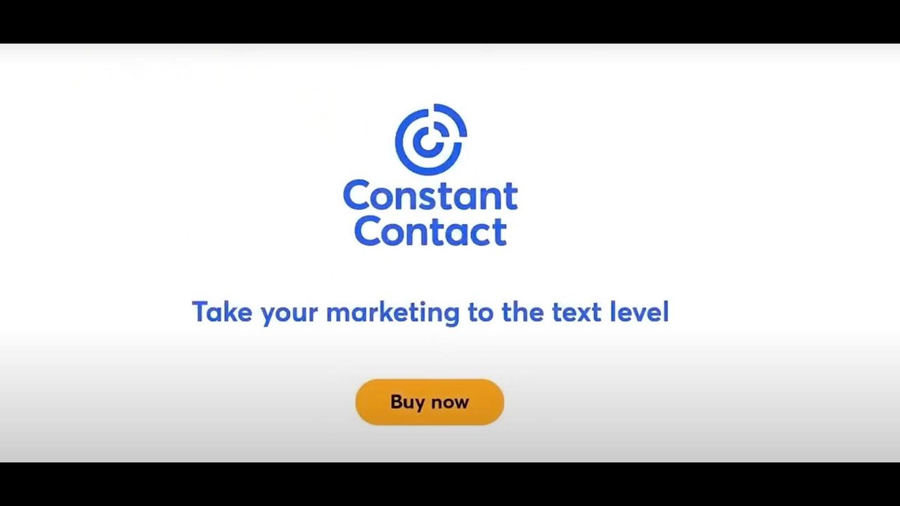Constant Contact Demo - YouTube
