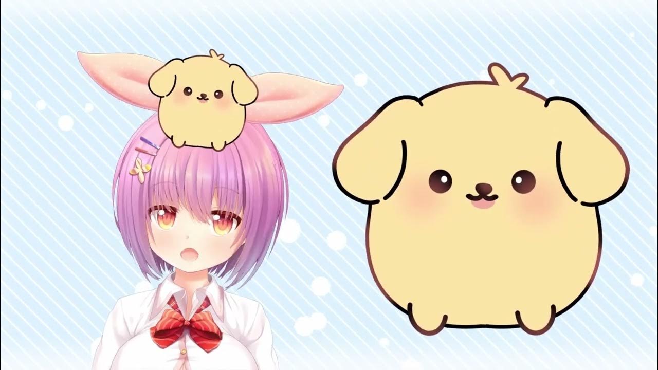 premade Vtuber model : golden retriever - YouTube