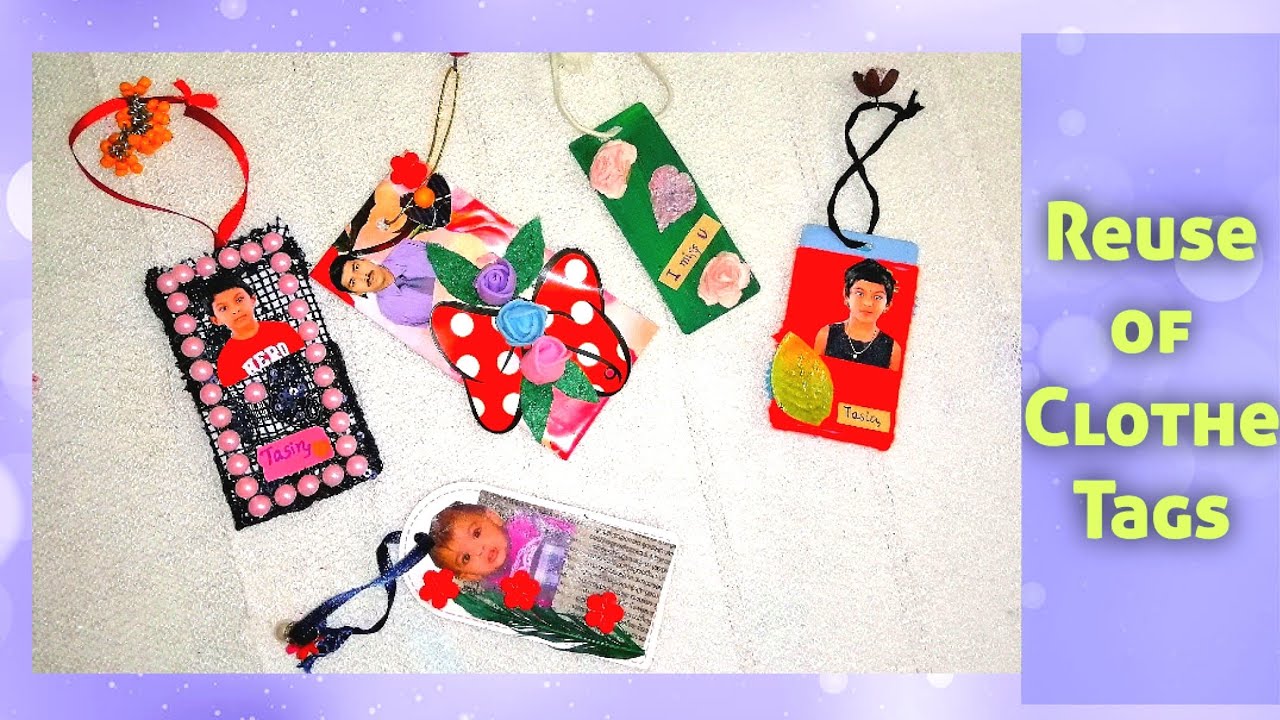 5 creative ways to reuse dress tags / How to recycle clothe tags ...