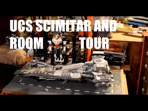UCS Darth Maul Ship Scimitar Sith infiltrator and display tour... - YouTube